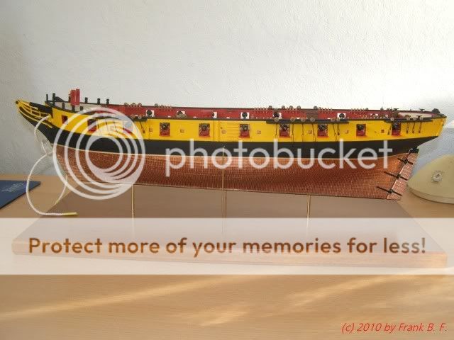 Die Takelage der HMS Snake